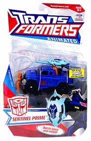Heroes and Villains - Transformers Animated Deluxe Figure Sentinel ...