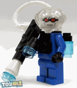 Heroes and Villains - Lego Mini Figure Mr. Freeze with Ice Gun ...