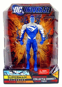 Heroes and Villains - Series 2 Action Figure Superman [Blue Version ...